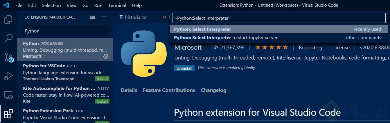 Python En Windows 10 Usando Visual Studio Code Actualizado